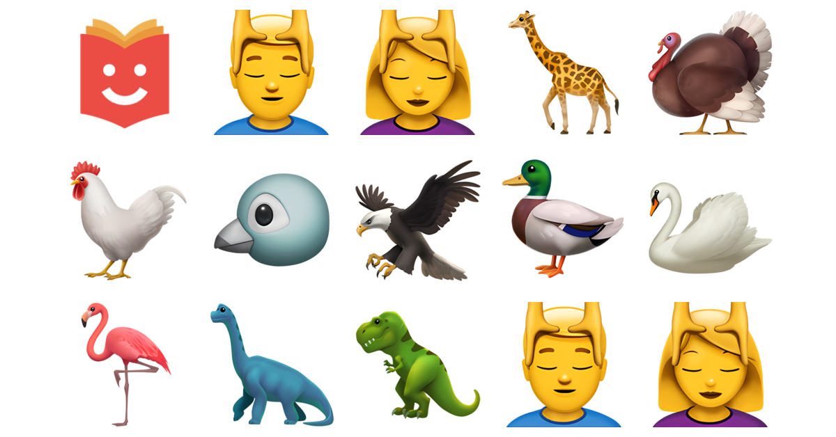 💆‍♀️💆‍♂️ Neck Emojis Collection 💆‍♂️💆‍♀️🦒🦃🐓🐦🦅 — Copy & Paste!
