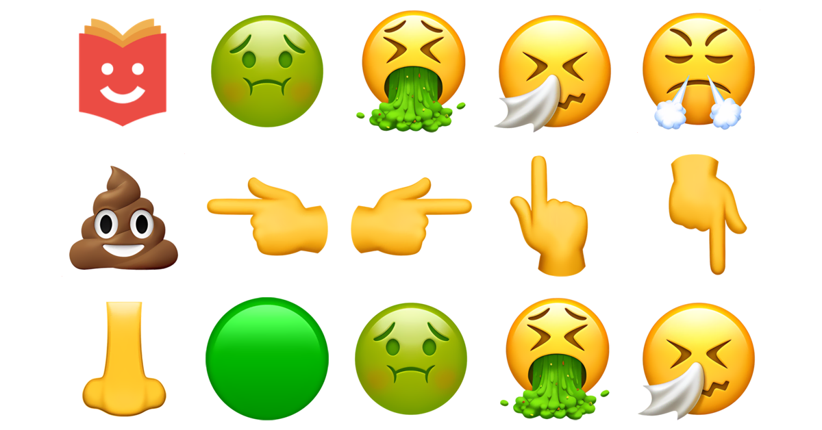 👃💩🤢 Nose picking Emojis Collection 🤢🤮🤧😤💩👈👉 — Copy & Paste!