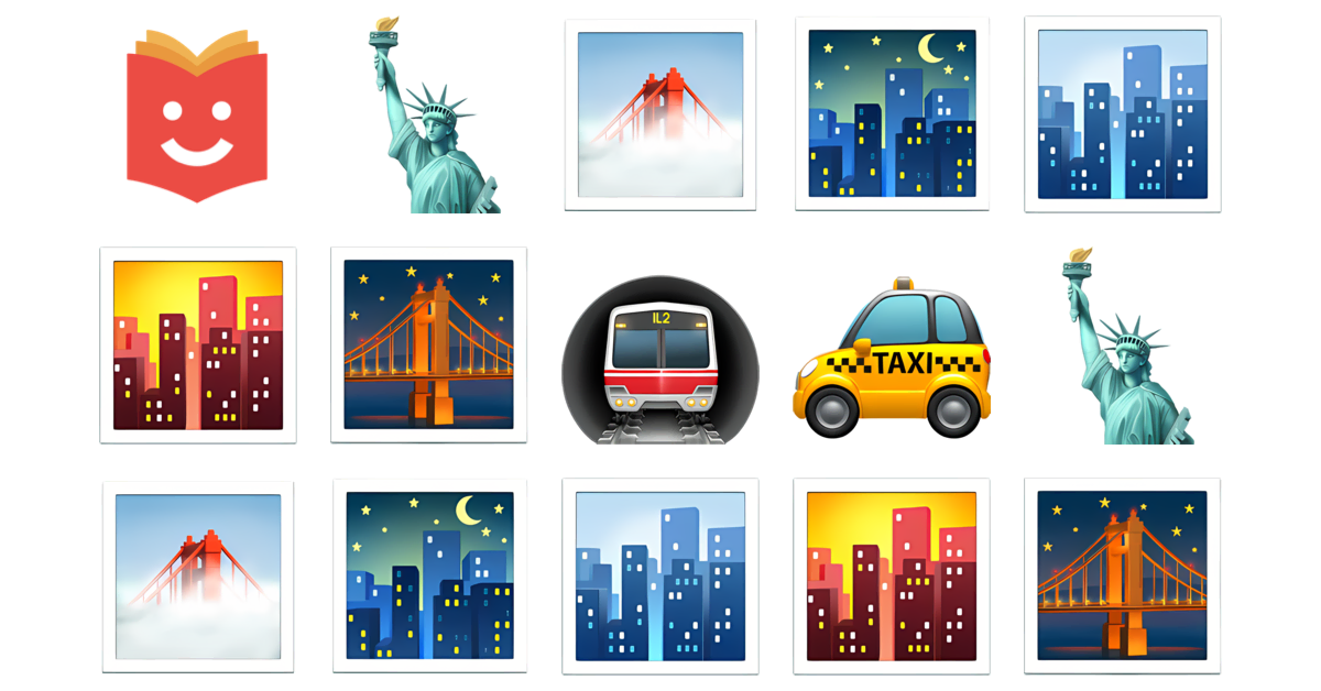 🗽🌃🚕 NYC Emojis Collection 🗽🌁🌃🏙️🌆🌉🚇 — Copy & Paste!