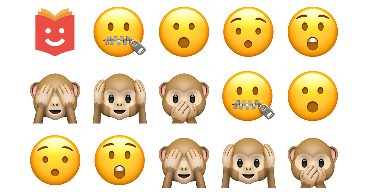 🙈💥😬 Oops Emojis Collection 🤐😮😯😲🙈🙉🙊 — Copy & Paste!