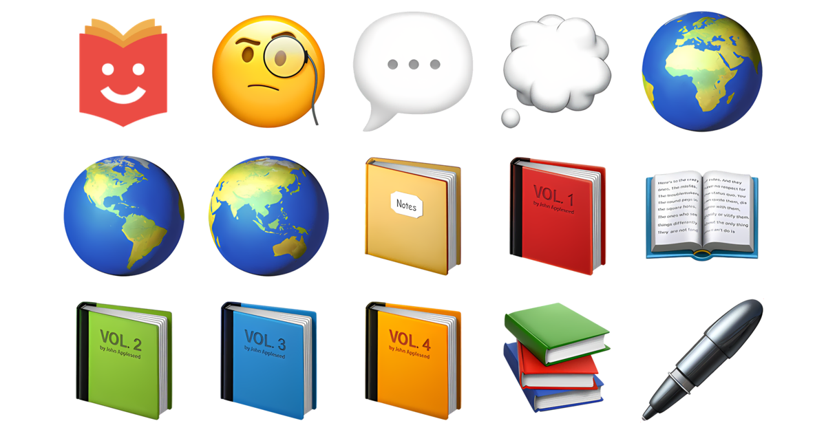 🤔💭📚 Philosopher Emojis Collection 🧐💬💭🌍🌎🌏📔 — Copy & Paste!