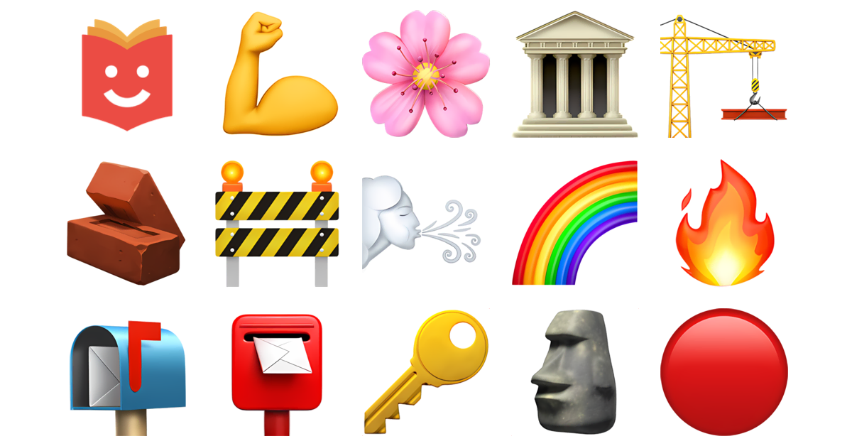 🏛️🏗💪 Pillar Emojis Collection 💪🌸🏛️🏗️🧱🚧🌬️ — Copy & Paste!