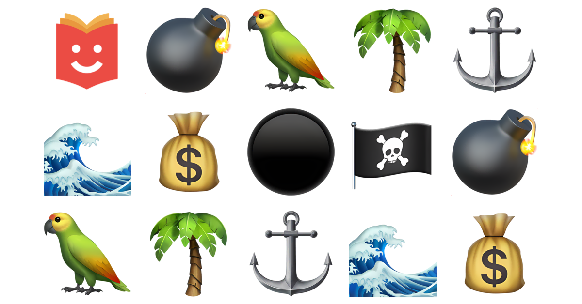 🏴‍☠️⚓️🗡️ Pirates Emojis Collection 💣🦜🌴⚓🌊💰⚫ — Copy & Paste!