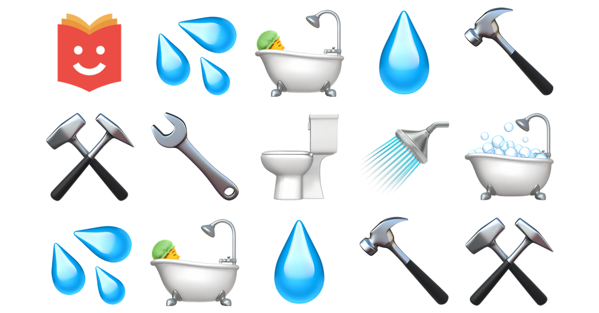 🚰💧🔧 Plumbing Emojis Collection 💦🛀💧🔨⚒️🔧🚽 — Copy & Paste!