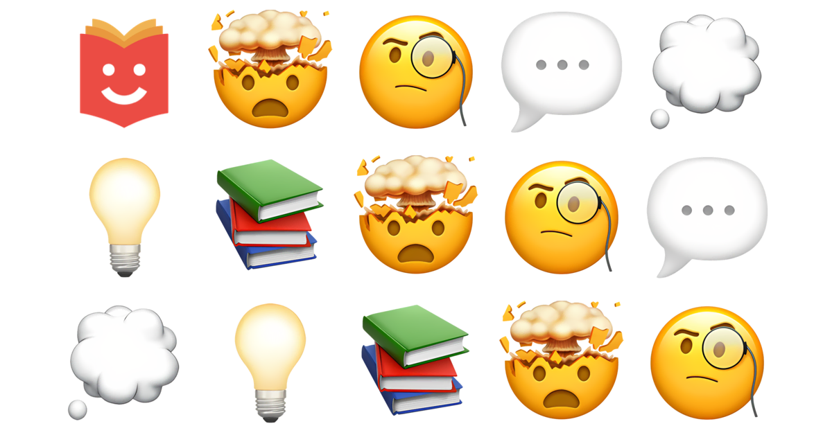 🤔💭🧐 Ponder Emojis Collection 🤯🧐💬💭💡📚 — Copy & Paste!