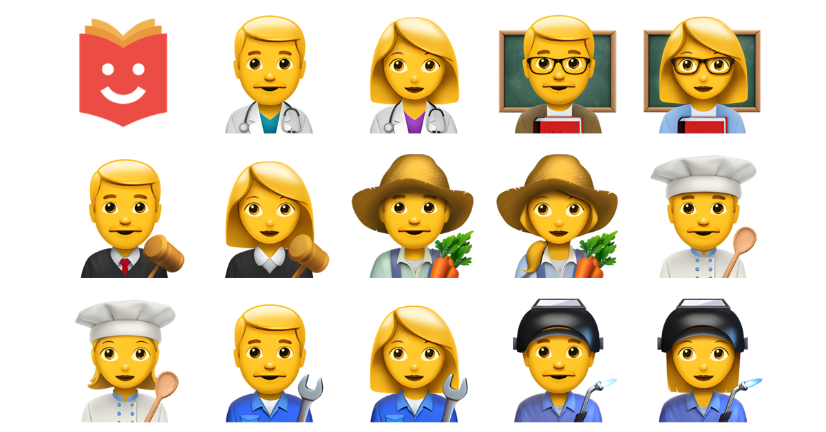 💼💻📈 Profession Emojis Collection 👨‍⚕️👩‍⚕️👨‍🏫👩‍🏫👨‍⚖️👩‍⚖️👨‍🌾 — Copy & Paste!