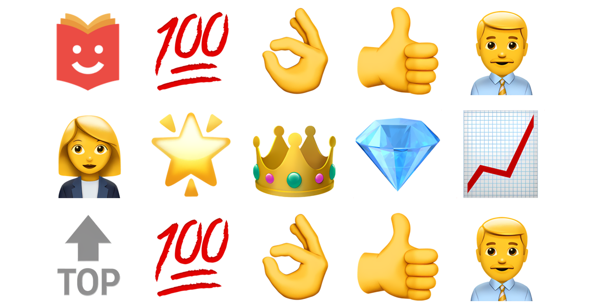 👌💯🔝 Quality Emojis Collection 💯👌👍👨‍💼👩‍💼🌟👑 — Copy & Paste!