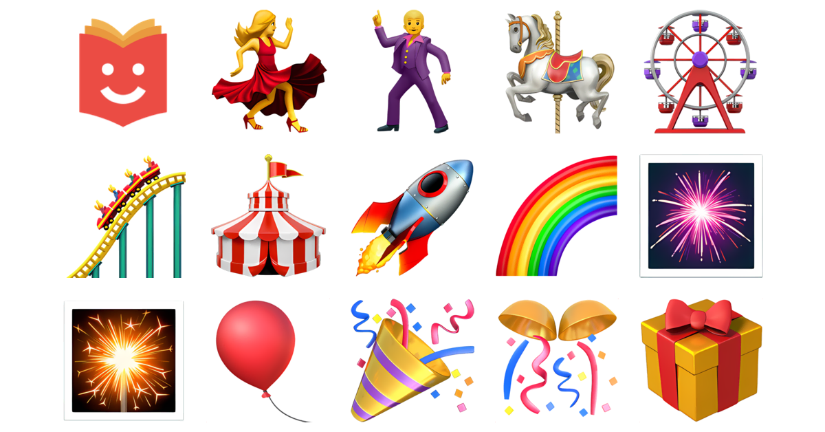 🎉🔊💃 Rave Emojis Collection 💃🕺🎠🎡🎢🎪🚀 — Copy & Paste!