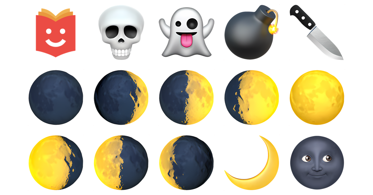 💀🔪💣 Reaper Emojis Collection 💀👻💣🔪🌑🌒🌓 — Copy & Paste!