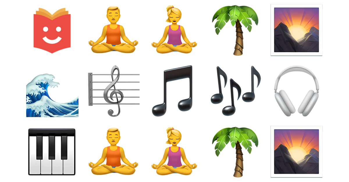 🌴🌊🧘‍♀️ Relaxation Emojis Collection 🧘‍♂️🧘‍♀️🌴🌄🌊🎼🎵 — Copy & Paste!