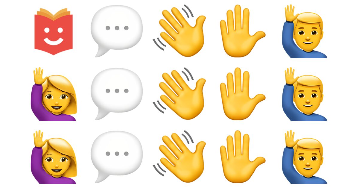👋💬 Salutation Emojis Collection 💬👋 🙋‍♂️🙋‍♀️ — Copy & Paste!