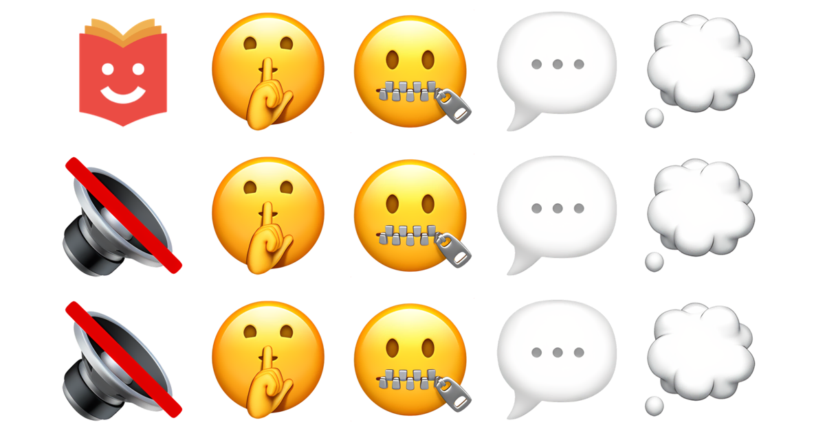 🗣️💬💭 Say what Emojis Collection 🤫🤐💬💭🔇 — Copy & Paste!
