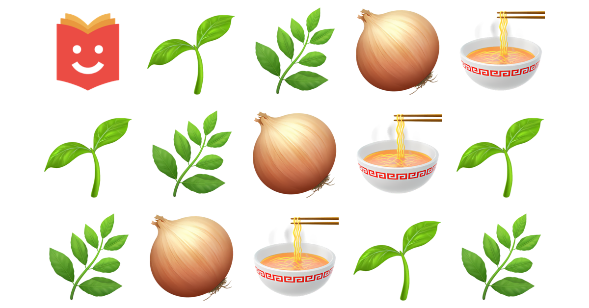 🧅🌱🌿 Scallion Emojis Collection 🌱🌿🧅🍜 — Copy & Paste!
