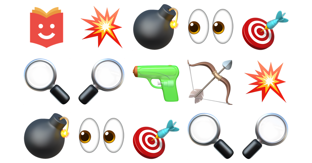 🔫💥🎯 Shooting Emojis Collection 💥💣👀🎯🔍🔎🔫 — Copy & Paste!