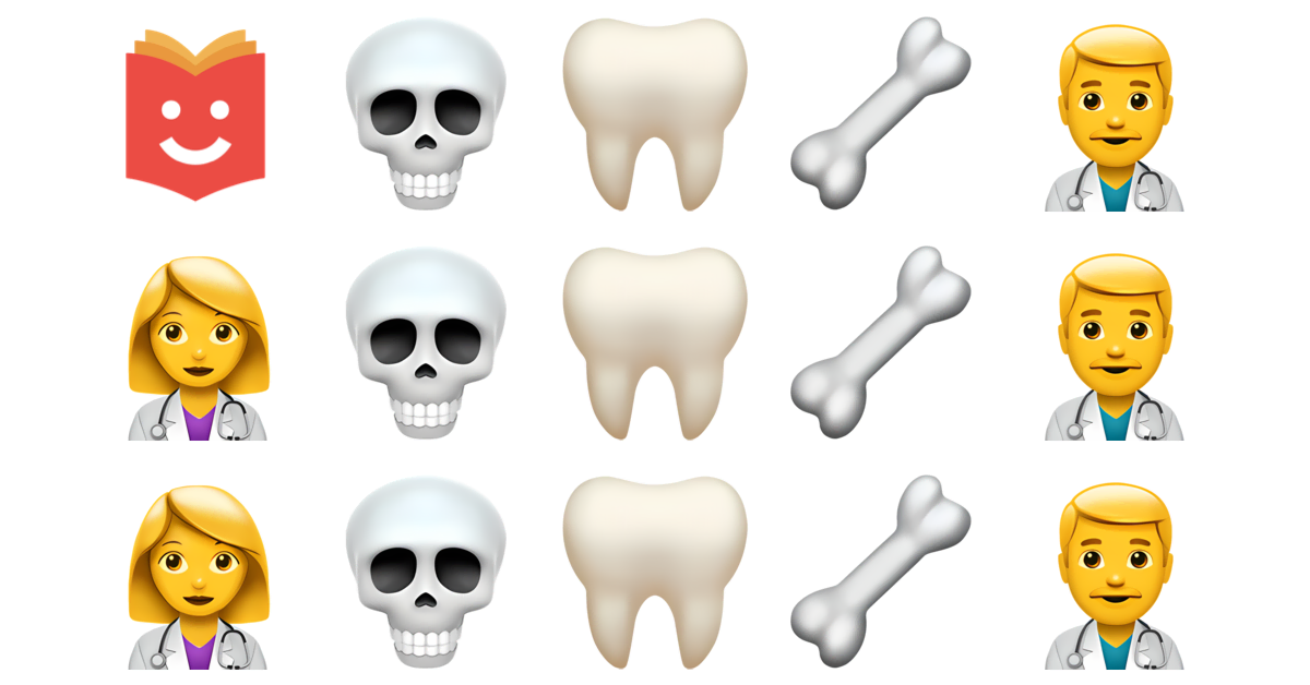 💀💪📚 Spine Emojis Collection 💀🦷🦴👨‍⚕️👩‍⚕️ — Copy & Paste!