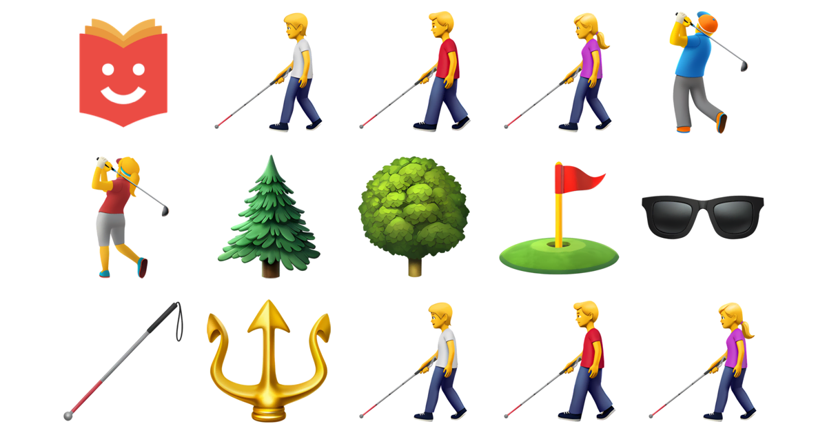 🦯🌿🌳 Stick Emojis Collection 🧑‍🦯👨‍🦯👩‍🦯🏌️‍♂️🏌️‍♀️🌲🌳 — Copy & Paste!