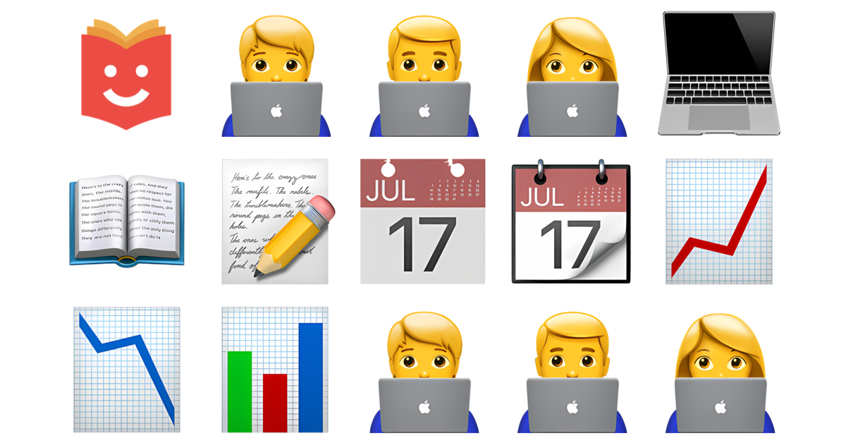 💻📱🖥️ Tablet Emojis Collection 🧑‍💻👨‍💻👩‍💻💻📖📝📅 — Copy & Paste!