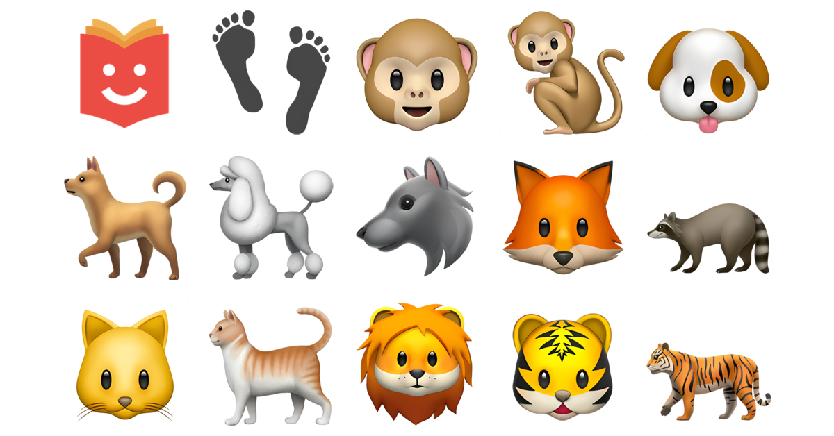🐕👣🌳 Tail Emojis Collection 👣🐵🐒🐶🐕🐩🐺 — Copy & Paste!
