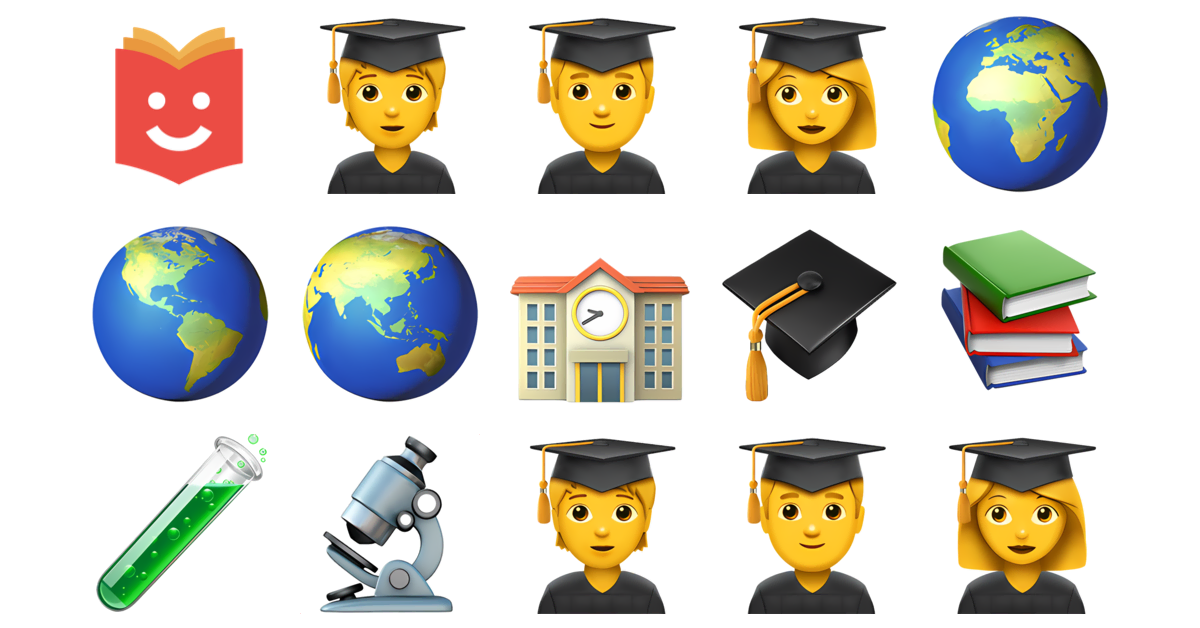 🎓📚🏫 University Emojis Collection 🧑‍🎓👨‍🎓👩‍🎓🌍🌎🌏🏫 — Copy & Paste!