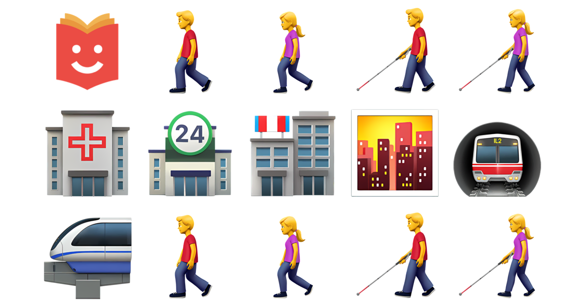 🏙️🚶‍♀️🚇 Urban Emojis Collection 🚶‍♂️🚶‍♀️👨‍🦯👩‍🦯🏥🏪🏬 — Copy & Paste!