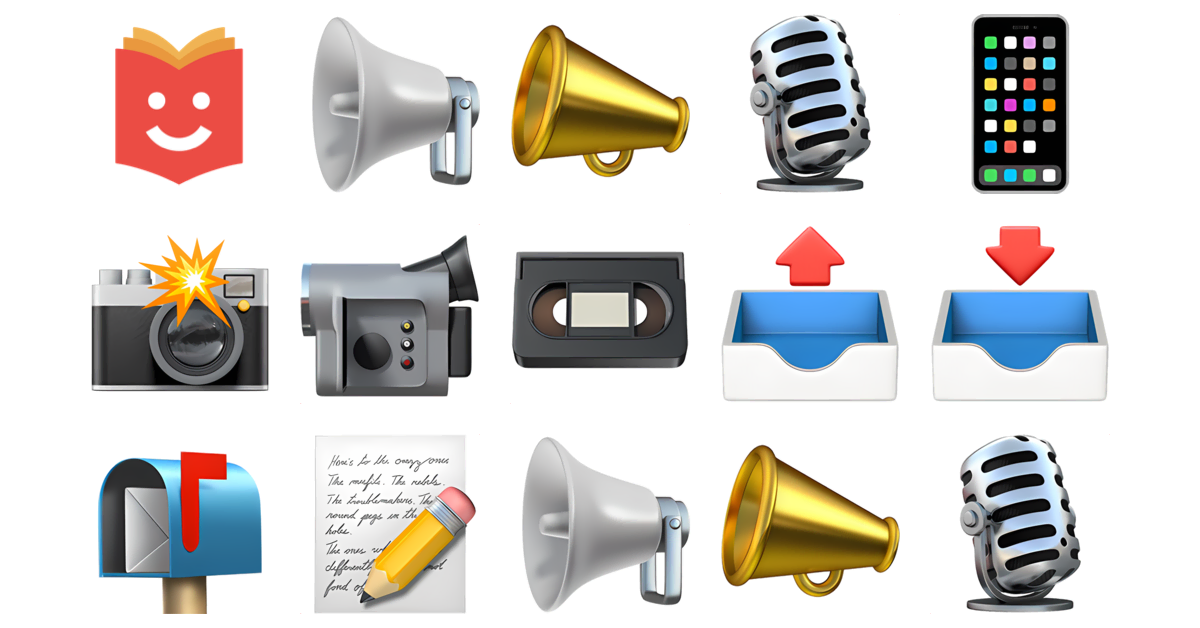 🎙️💬📱 Voice Message Emojis Collection 📢📣🎙️📱📸📹📼 — Copy & Paste!