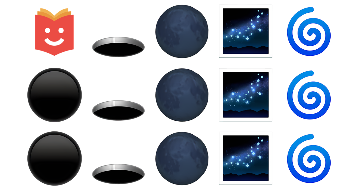 🌑🌀🕳️ Void Emojis Collection 🕳️🌑🌌🌀⚫ — Copy & Paste!