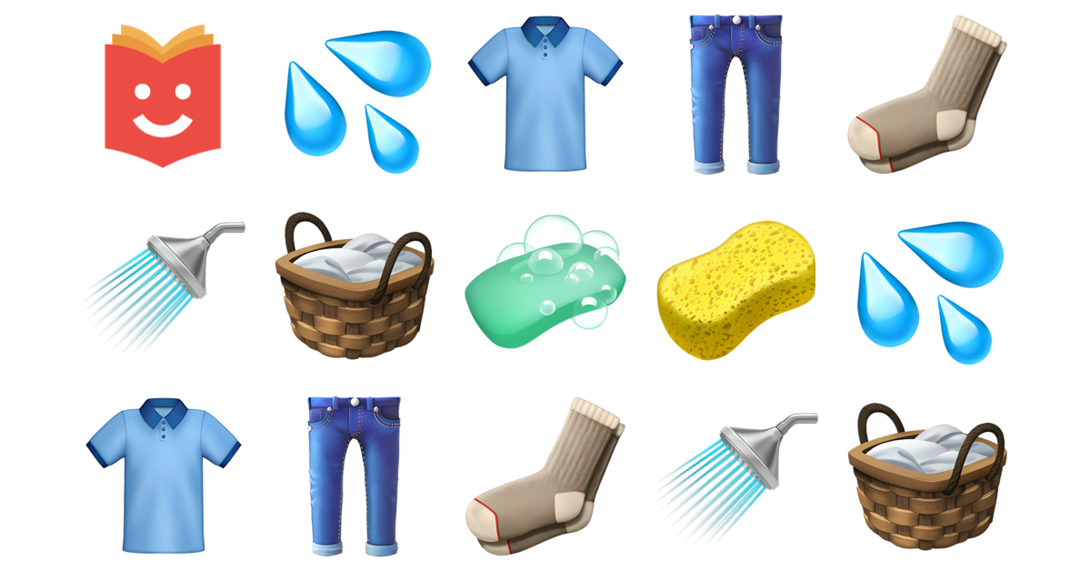 🧼💦🚿 Wash Emojis Collection 💦👕👖🧦🚿🧺🧼 — Copy & Paste!
