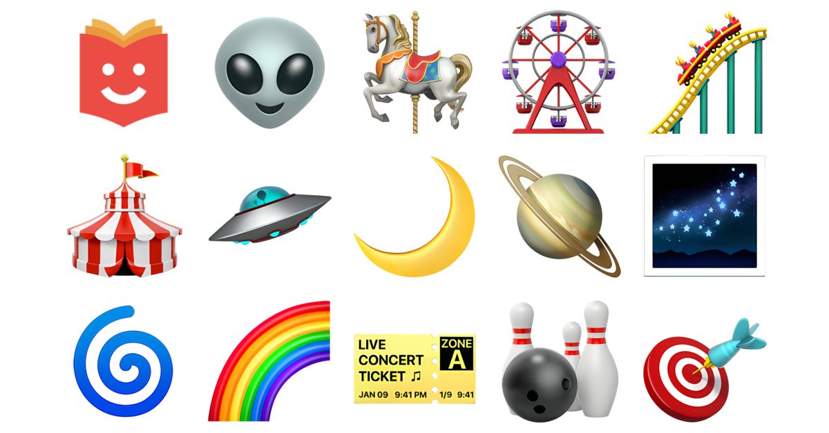 🌀👽🌈 Weirdcore Emojis Collection 👽🎠🎡🎢🎪🛸🌙 — Copy & Paste!