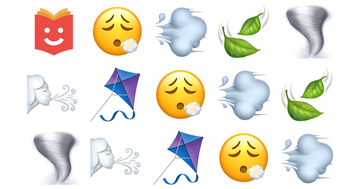 💨🍃🌬️ Wind Emojis Collection 😮‍💨💨🍃🌪️🌬️🪁 — Copy & Paste!