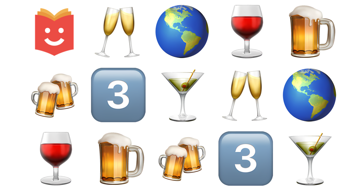 🥤 Día mundial de la sobriedad y el control del alcohol Colección Emoji ...